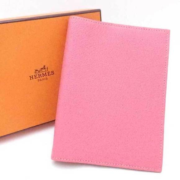 Hermes | Accessories | Hermes Notebook Cover Leather Pink Ladies | Poshmark